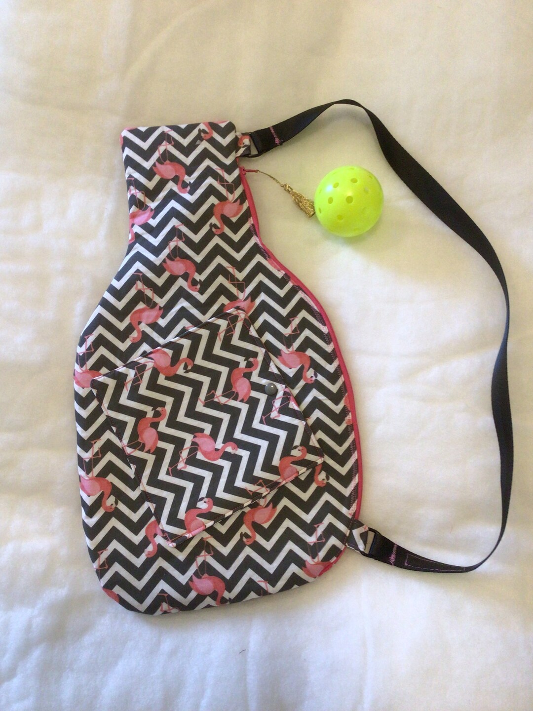Pickleball Bag, Carry Bag for Paddle,pink Flamingo Pickleball Bag,women ...