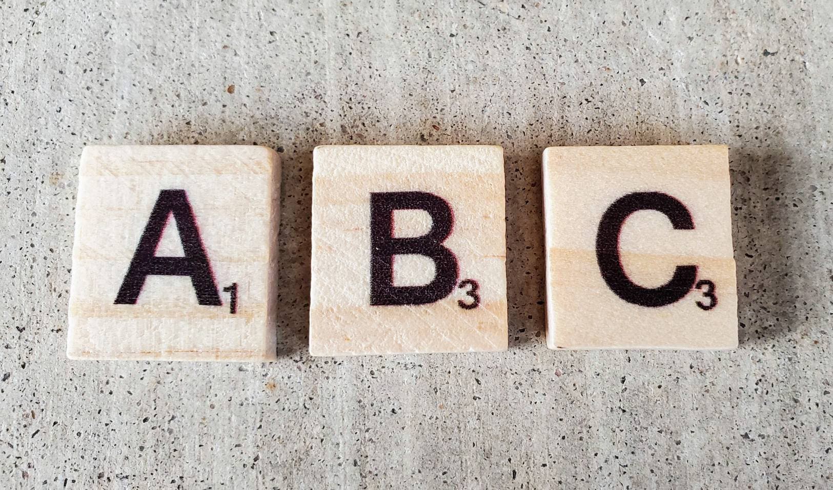 Individual FAKE Scrabble® Tiles Single Letters New | Etsy