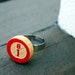 Adjustable Bingo Ring Choose One Red Repurposed Marker Counter Game ...