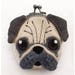 Pug Purse, Pug Dog Coin Purse, Pug Dog Purse, Felt Pug Metal Frame ...