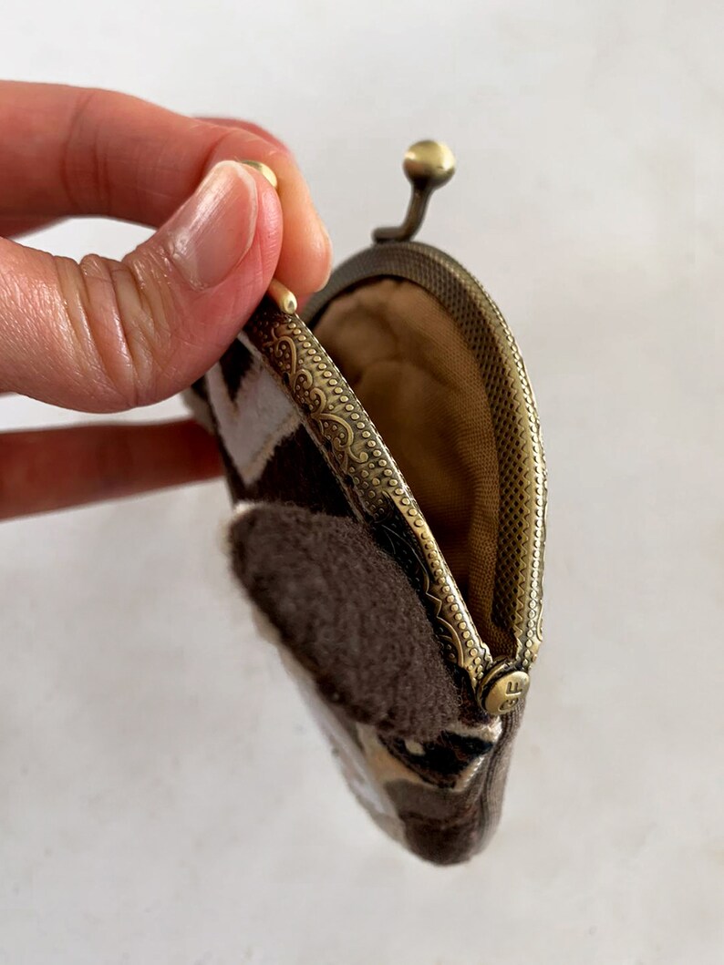 Goat Purse Goat Coin Purse Purse Felt Goat Metal Frame - Etsy