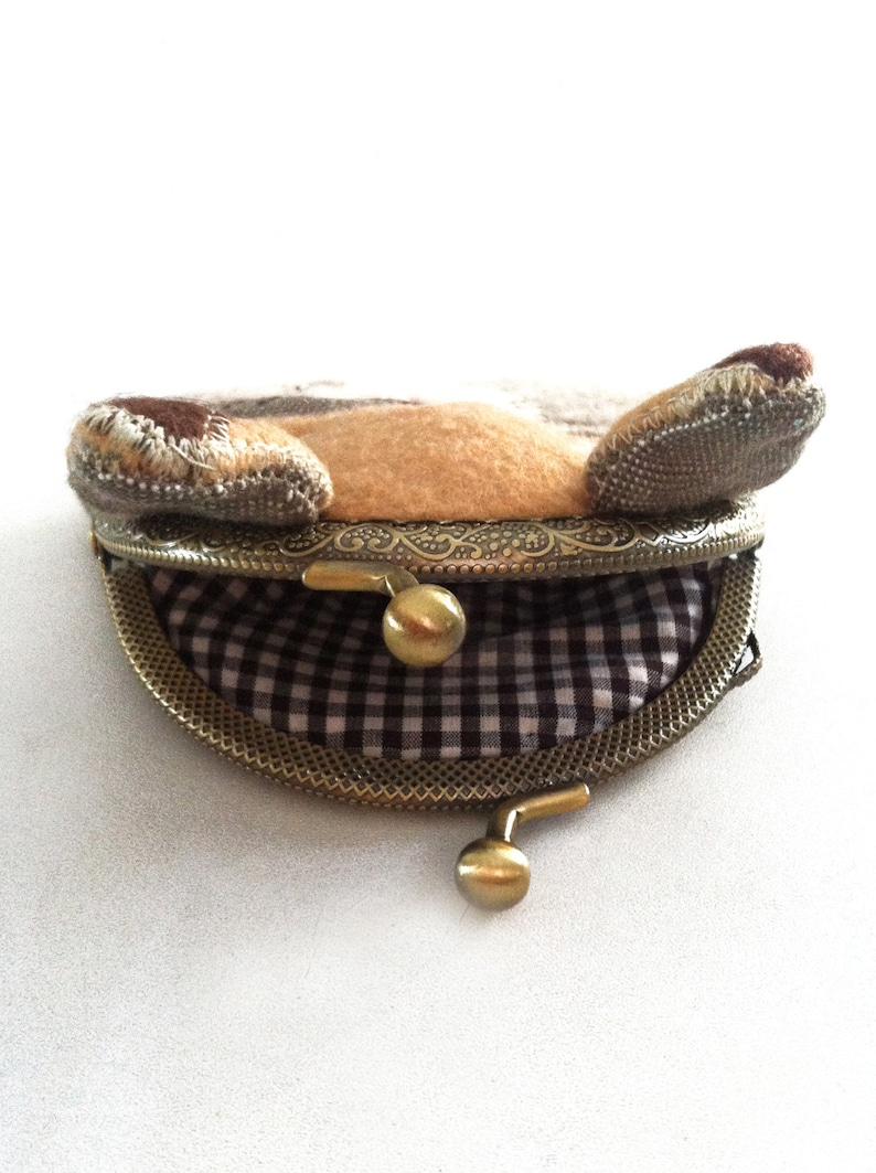 Squirrel Purse, Squirrel Snap Purse, Squirrel Coin Purse, Felt Squirrel ...