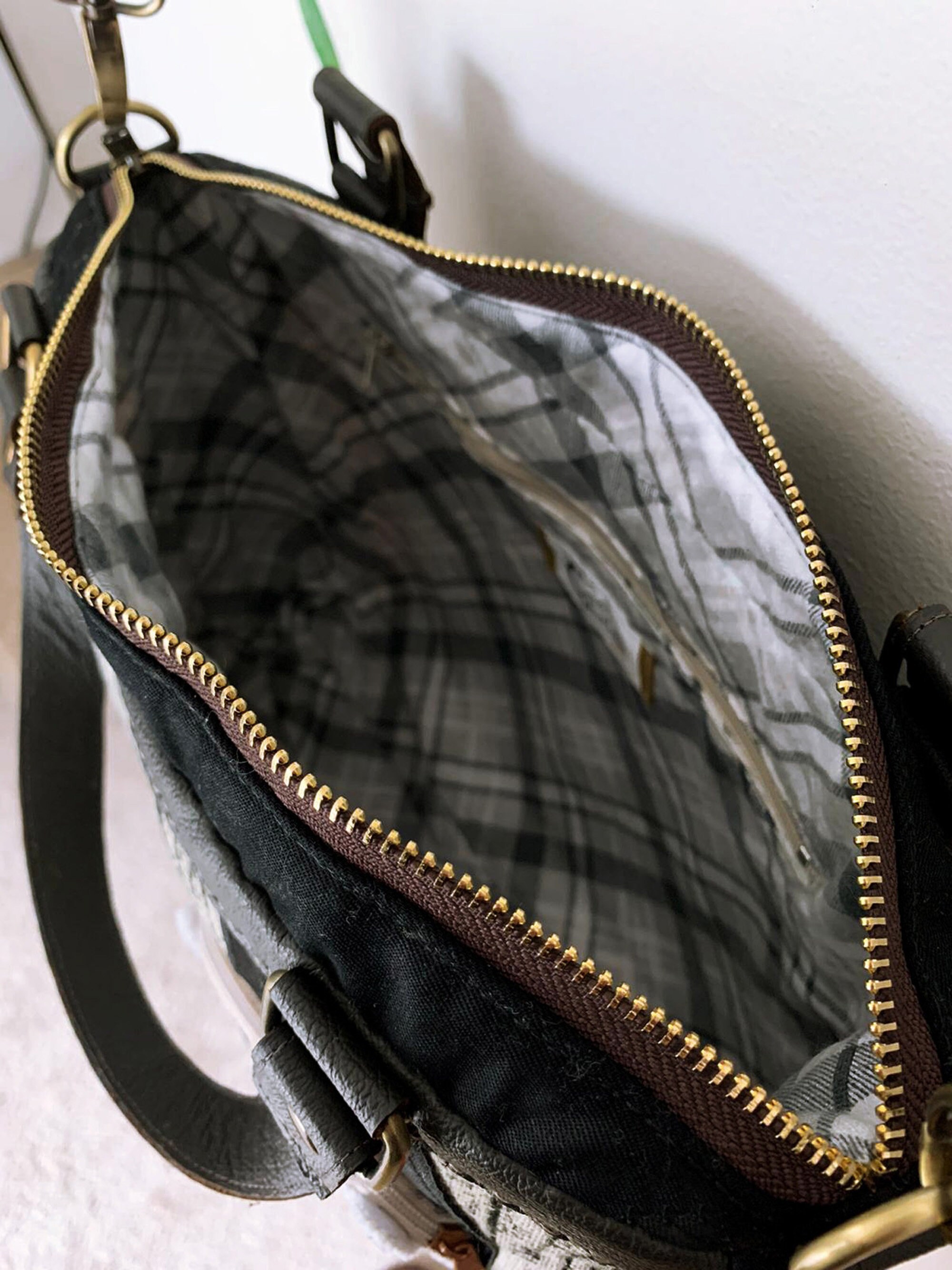 Raccoon Leather Shoulder Bag Animal Bag Woodland Series | Etsy