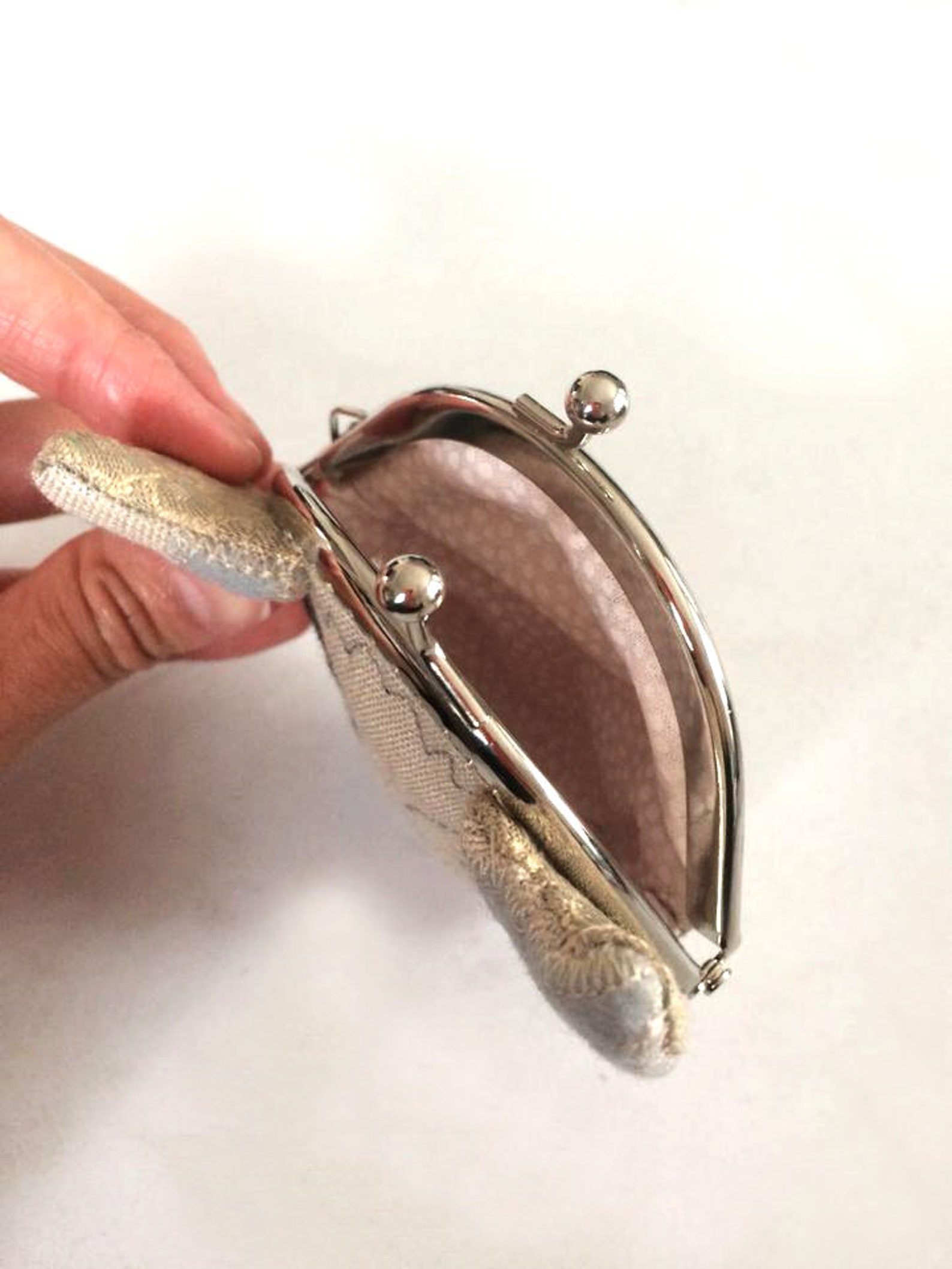 Pig Purse Pig Coin Purse Purse Felt Piggy Metal Frame | Etsy