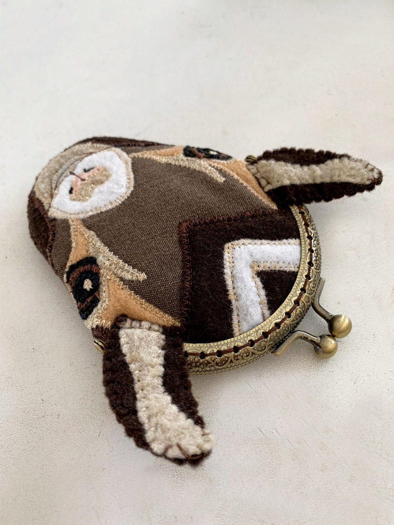 Goat Purse Goat Coin Purse Purse Felt Goat Metal Frame - Etsy