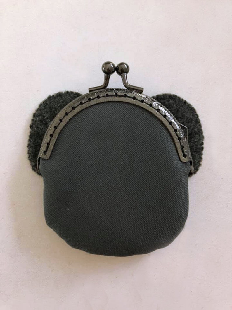 Koala Purse Koala Coin Purse Purse Felt Koala Metal Frame - Etsy