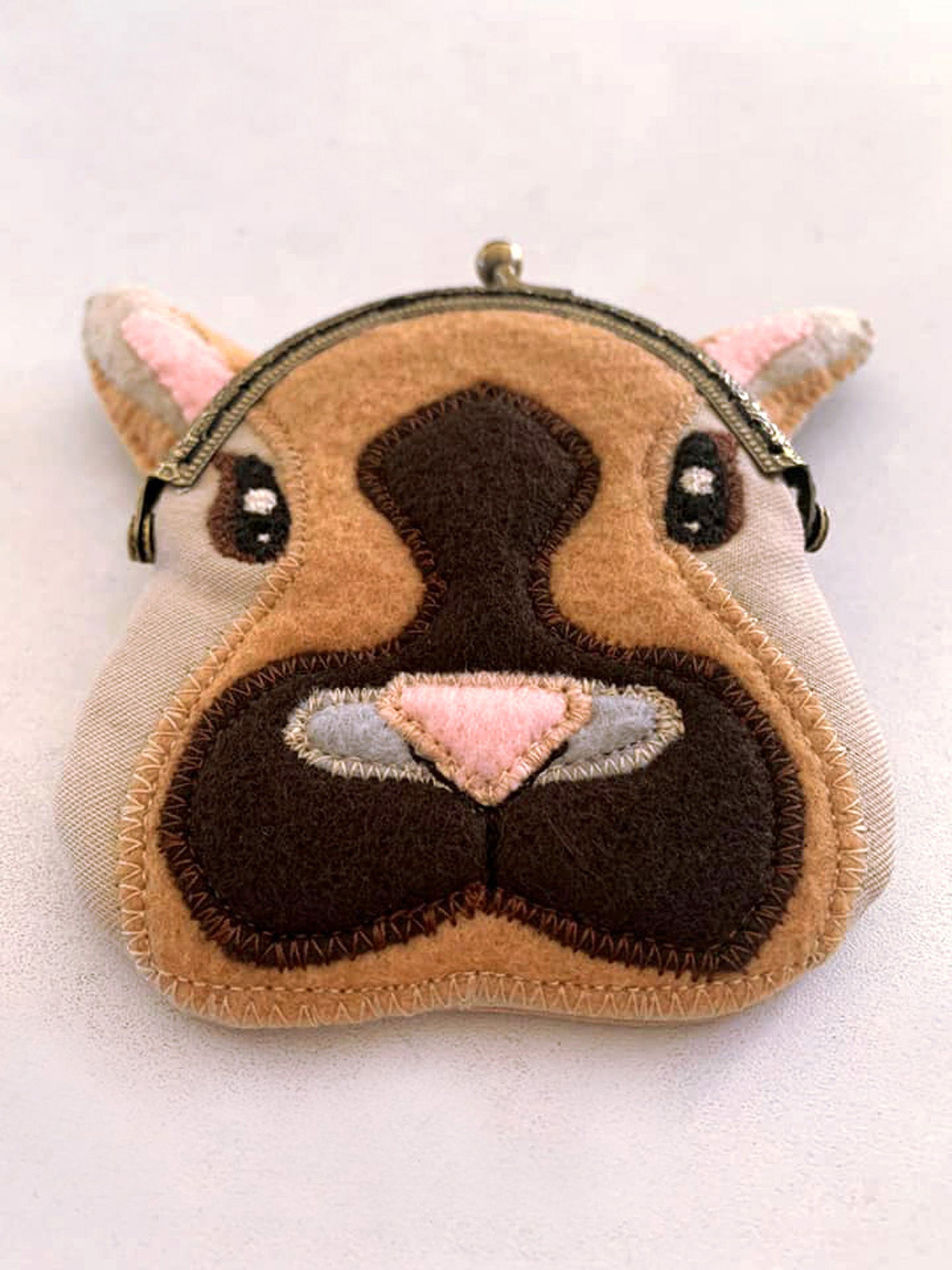 Rabbit Purse Bunny Purse Rabbit Snap Purse Felt Bunny Metal | Etsy