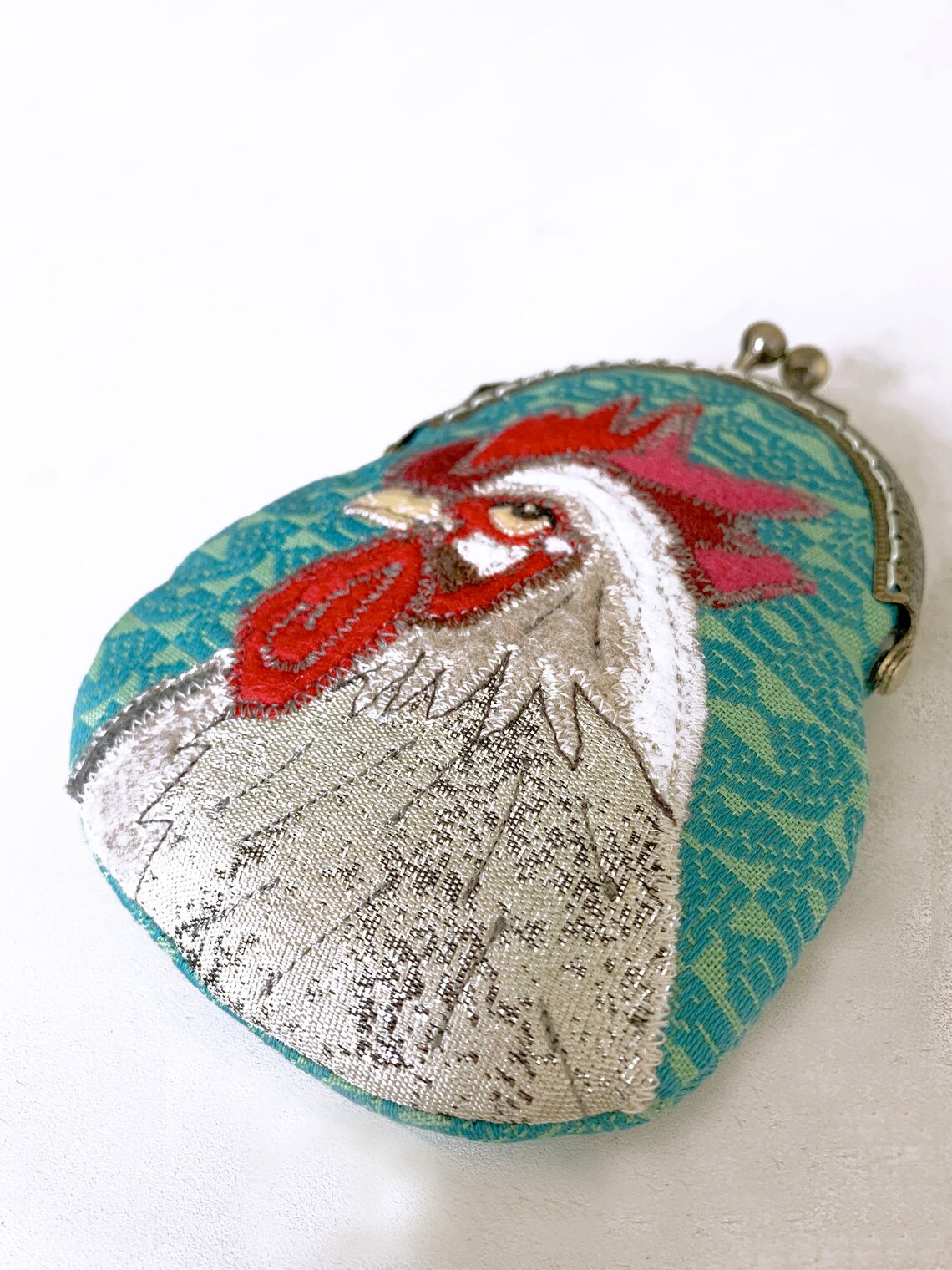 Rooster Purse Chicken Head Coin Purse Purse Felt Chicken - Etsy