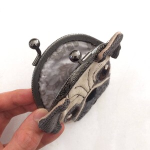 Pug Purse, Pug Dog Coin Purse, Pug Dog Purse, Felt Pug Metal Frame ...