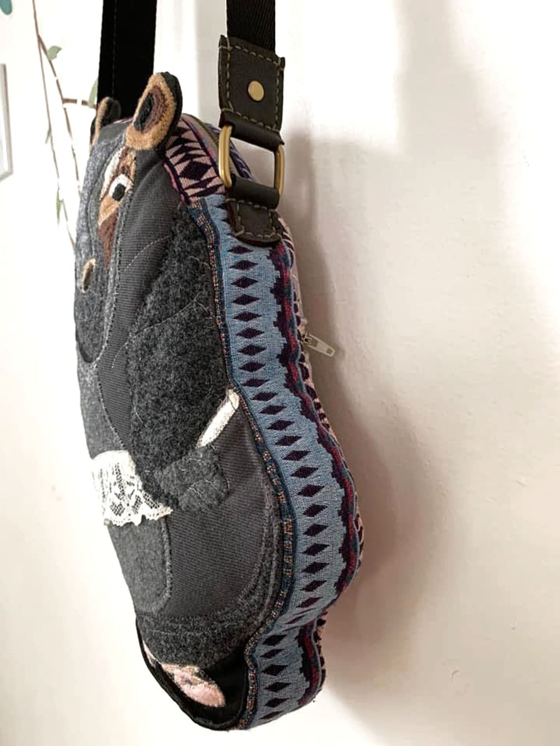 Ballet Hippo Bag Felt Patchwork Hippol Bag Hippopotamus | Etsy