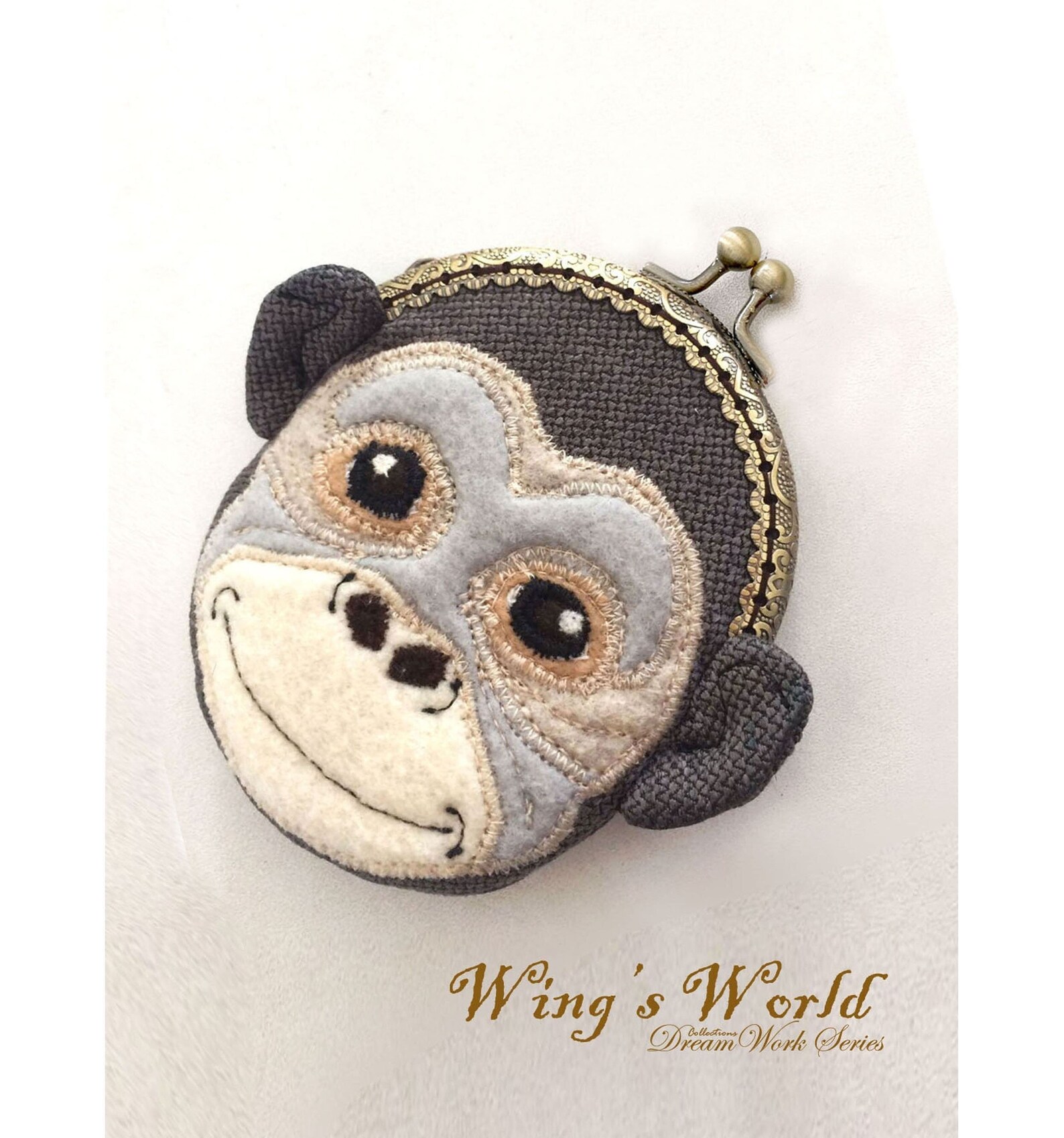 Monkey Purse Monkey Snap Purse Monkey Coin Purse Felt | Etsy