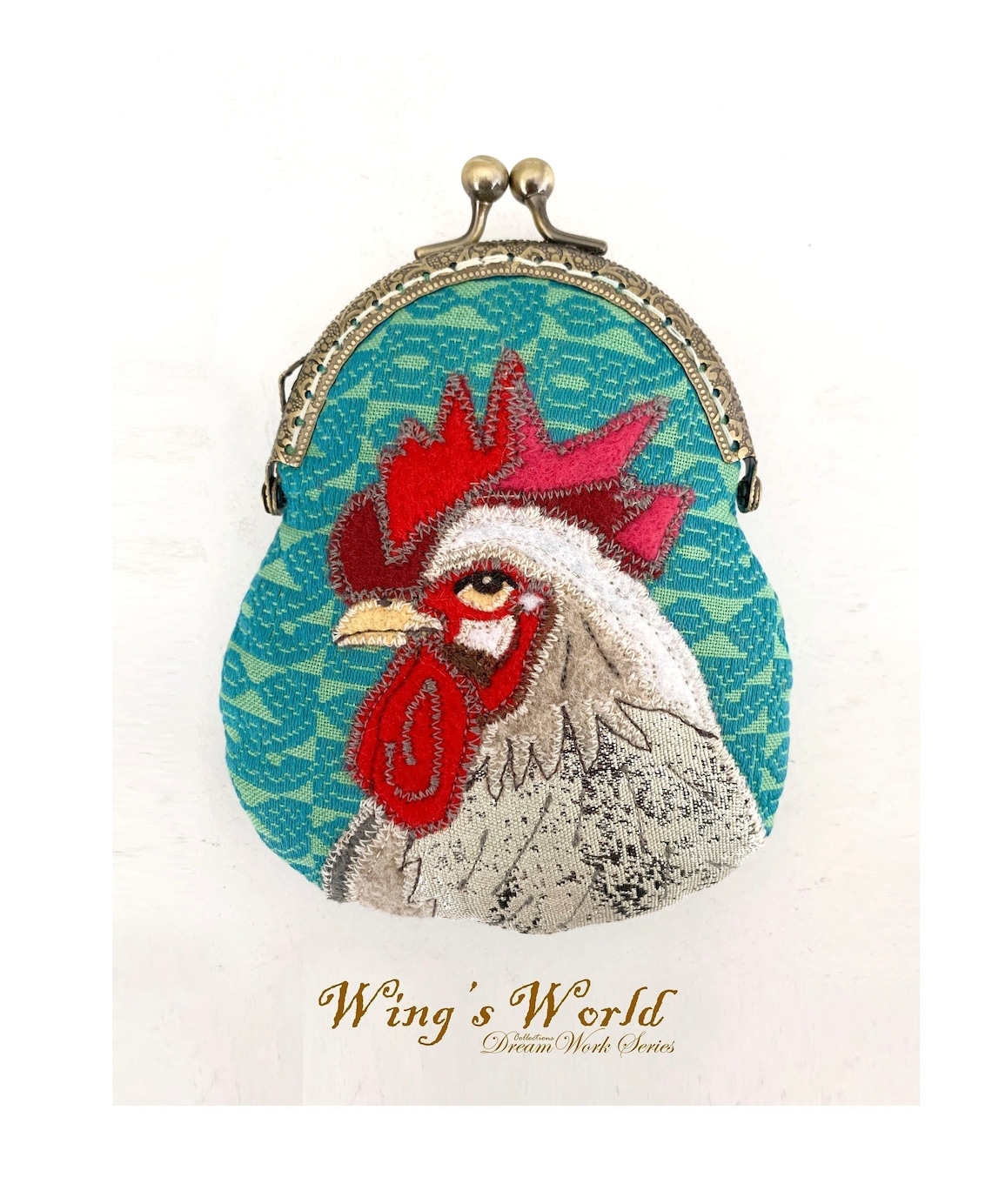 Rooster Purse Chicken Head Coin Purse Purse Felt Chicken - Etsy