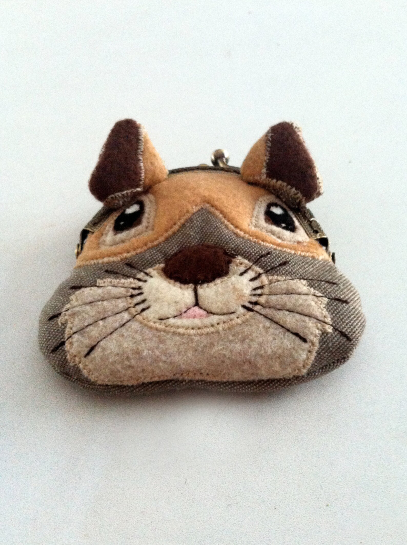 Squirrel Purse, Squirrel Snap Purse, Squirrel Coin Purse, Felt Squirrel ...