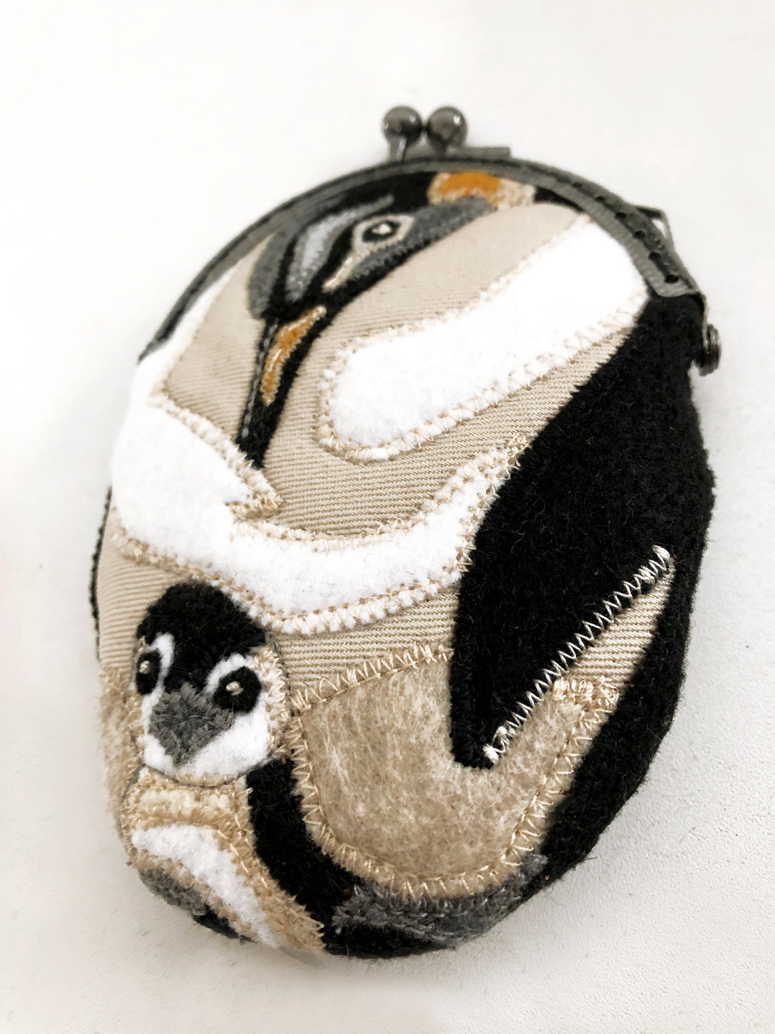 Penguin Purse Penguin Coin Purse Bird Purse Felt Penguin | Etsy
