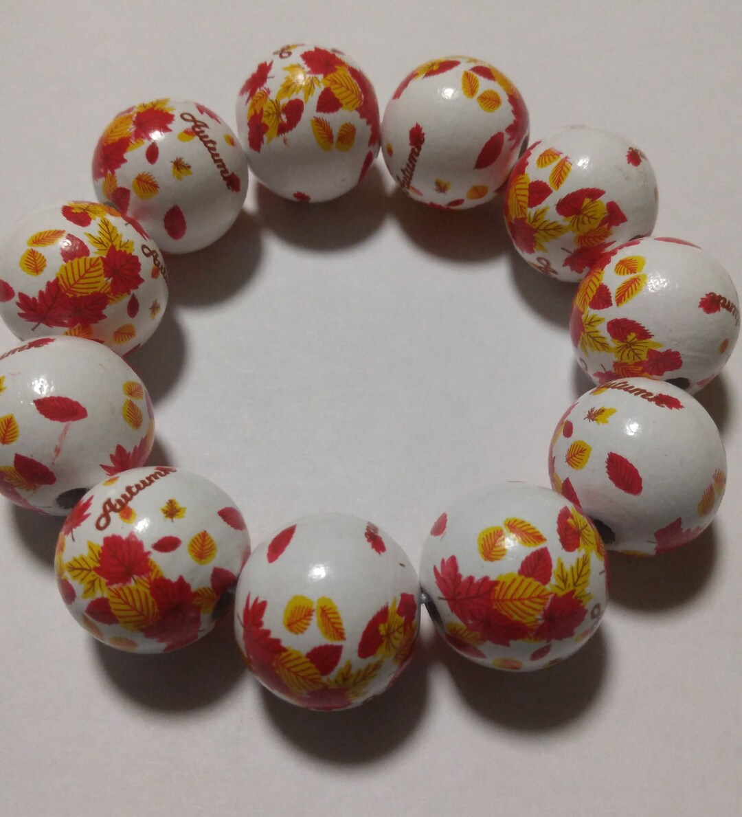 Autumn Fall Leaf Bracelet - Etsy