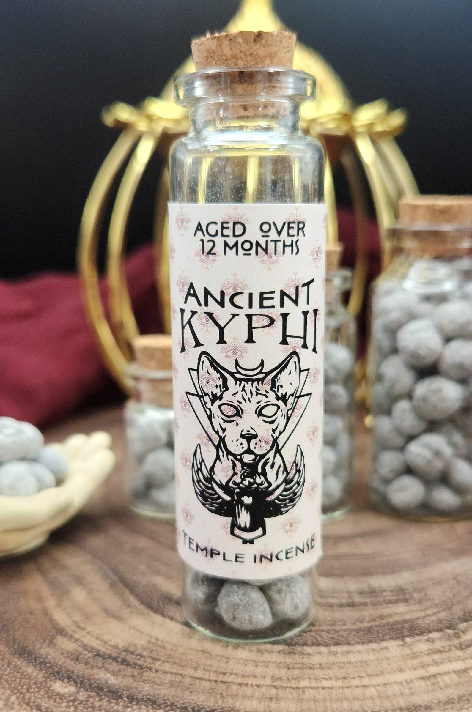 KYPHI Handmade Ancient Egyptian Temple and Altar Incense 2g, 7g, 10g ...