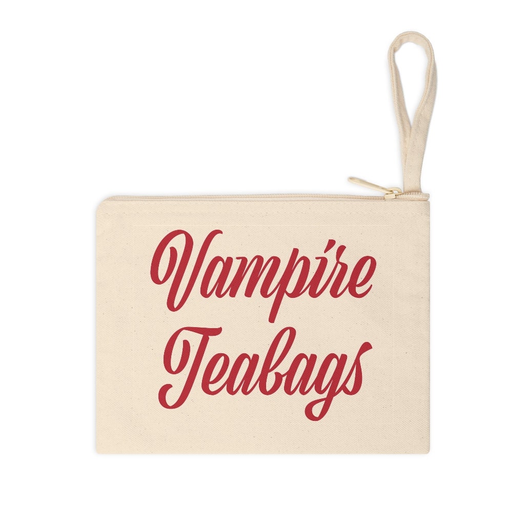 VAMPIRE TEABAGS Cotton Zipper Tampon Pouch - Etsy