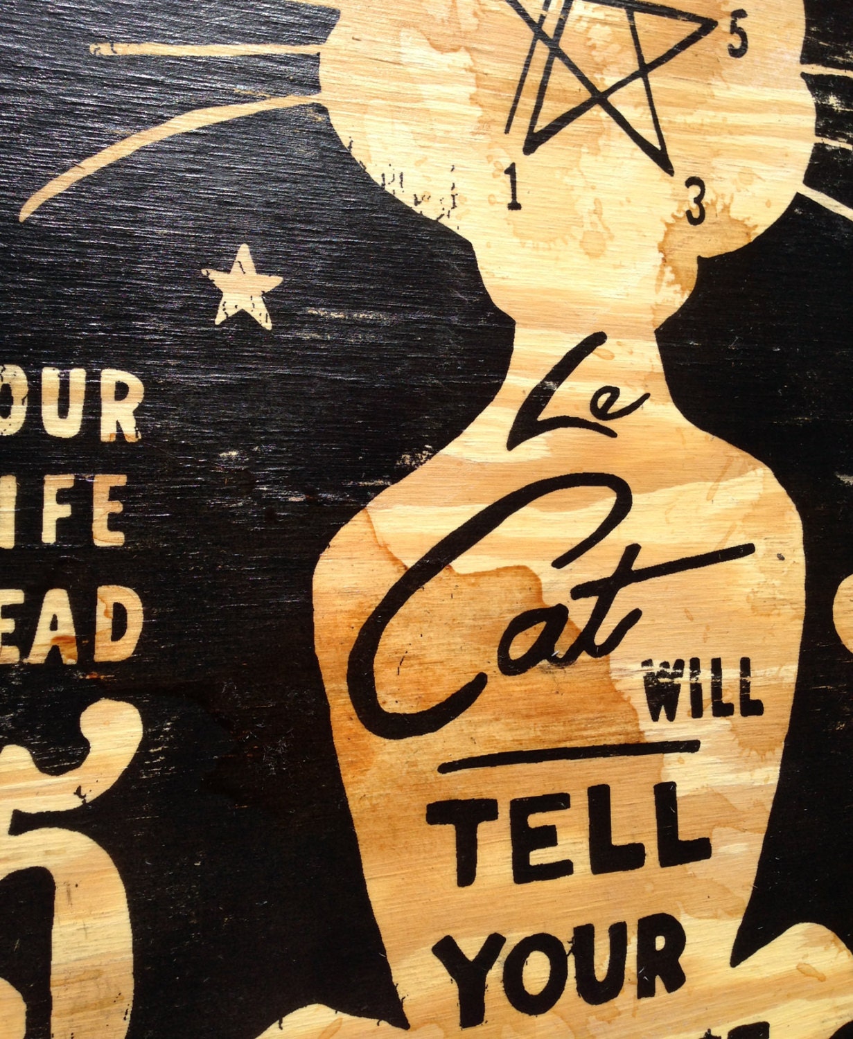 PSYCHIC CAT Sign - Etsy