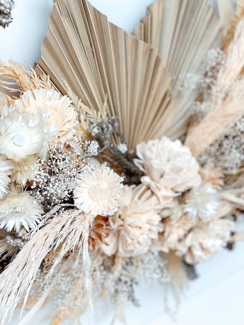 Large Bleached Natural Gold Ring Wreath - Etsy