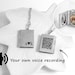 Your Own Voice Recording QR Code Book Locket Necklace for - Etsy Canada