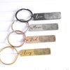 Personalized Long Distance Relationship Keychain With Custom Engraved ...