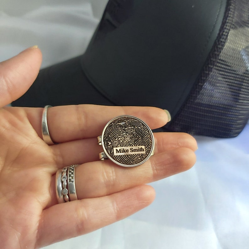 Personalized Golf Hat Magnetic Clip and Ball Marker Engraved - Etsy Canada