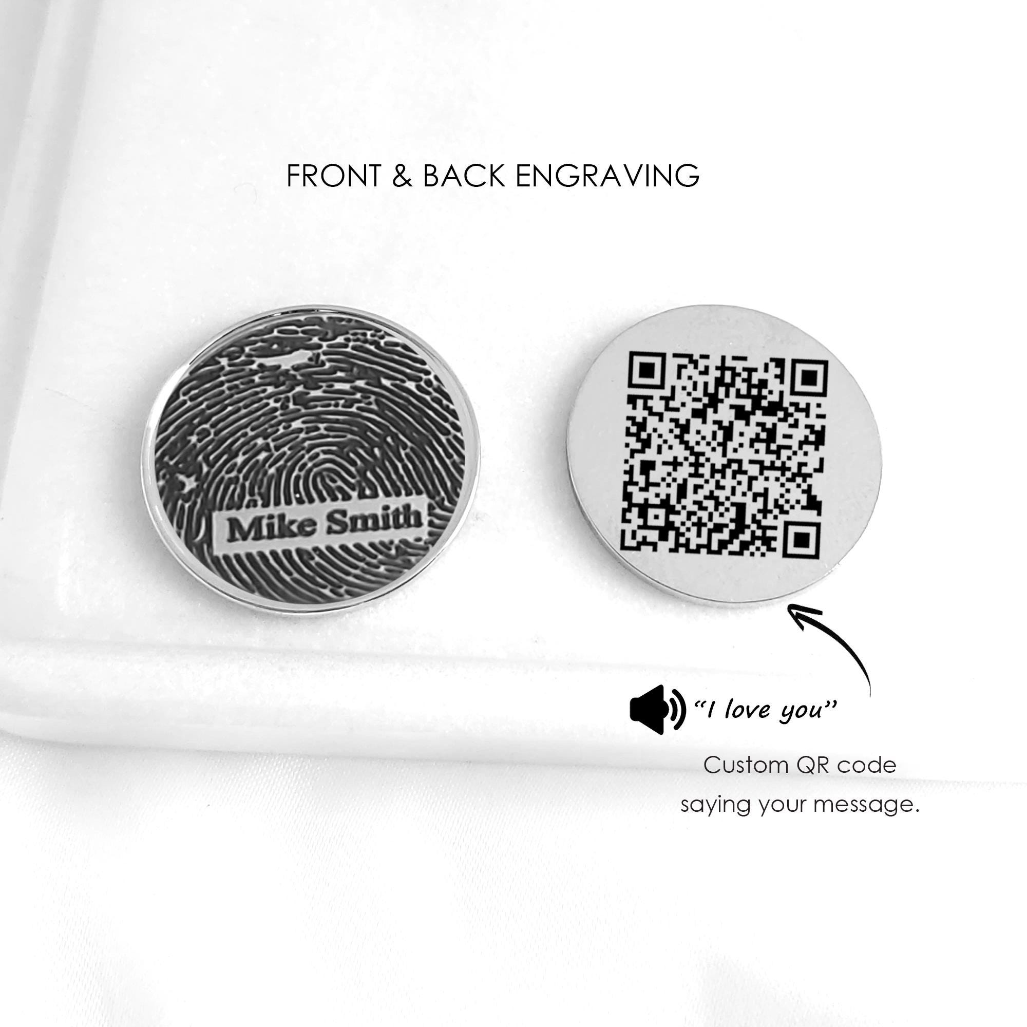 Personalized Golf Hat Magnetic Clip and Ball Marker Engraved With ...