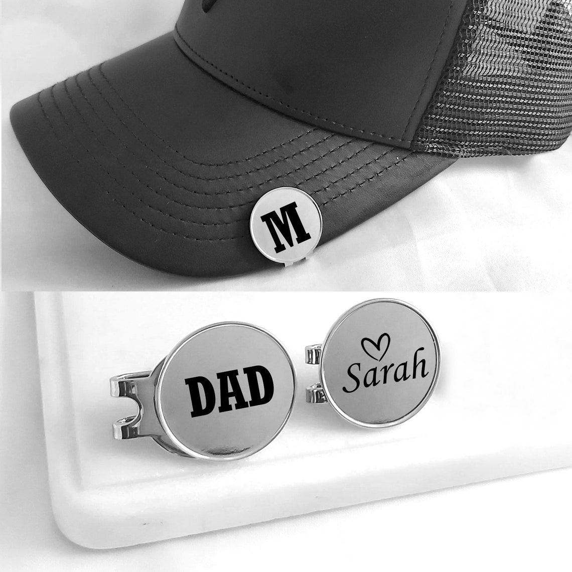 Hat Ball Marker Engraved With Names and Initials Golf Gifts - Etsy Canada