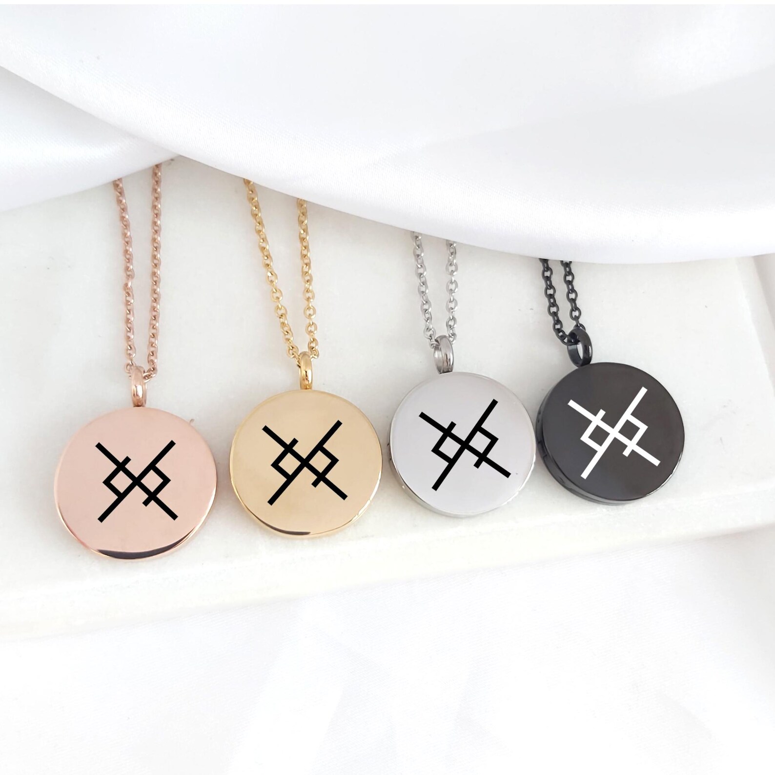 Viking Love Symbol Locket With Photo for Men, Eternal Love Picture ...