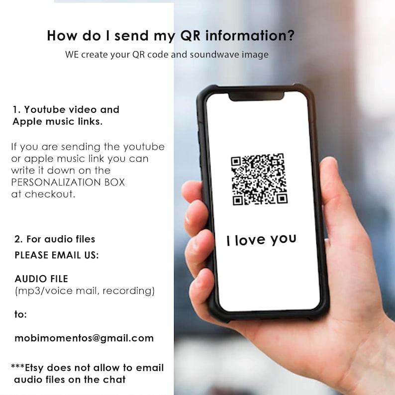 Personalized QR Code Voice Keychain Gift for Mom & Grandma, Custom ...