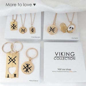 Viking Love Symbol Locket With Photo for Men, Eternal Love Picture ...