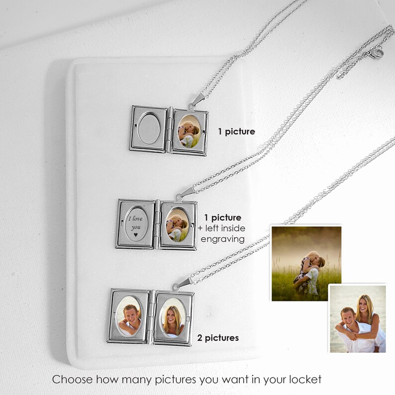 Your Own Voice Recording QR Code Book Locket Necklace With | Etsy Canada