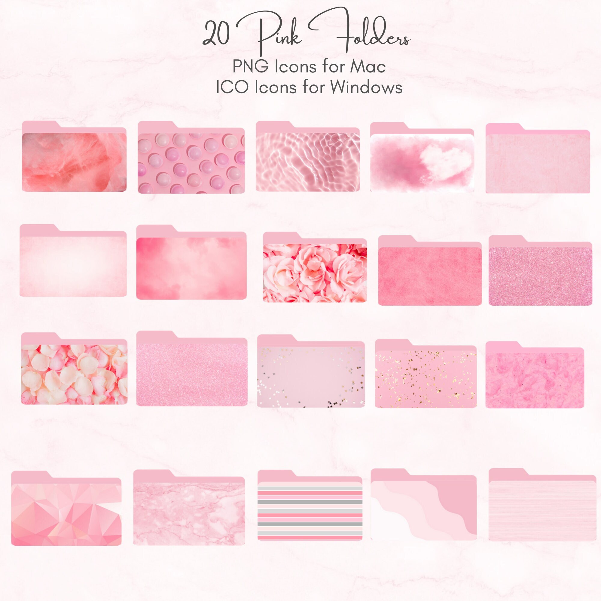 Folders Light Pink, Pink Floral Folder Icon, Png PNGEgg | atelier-yuwa ...