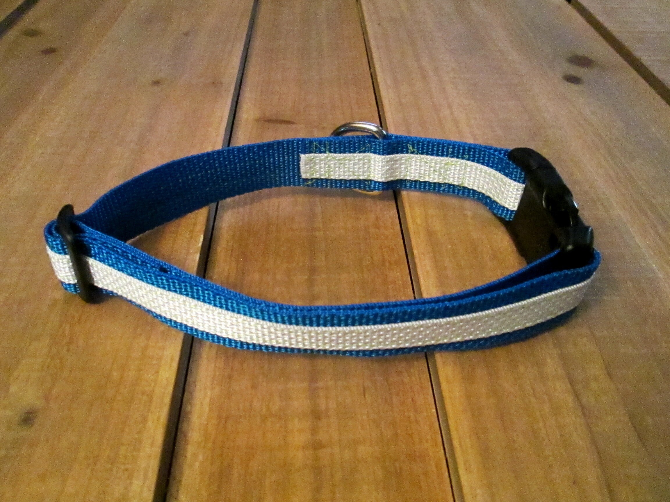 13-25 Classic Canine Dog Collar 1 Width, Bright Dog Collar, Blue ...