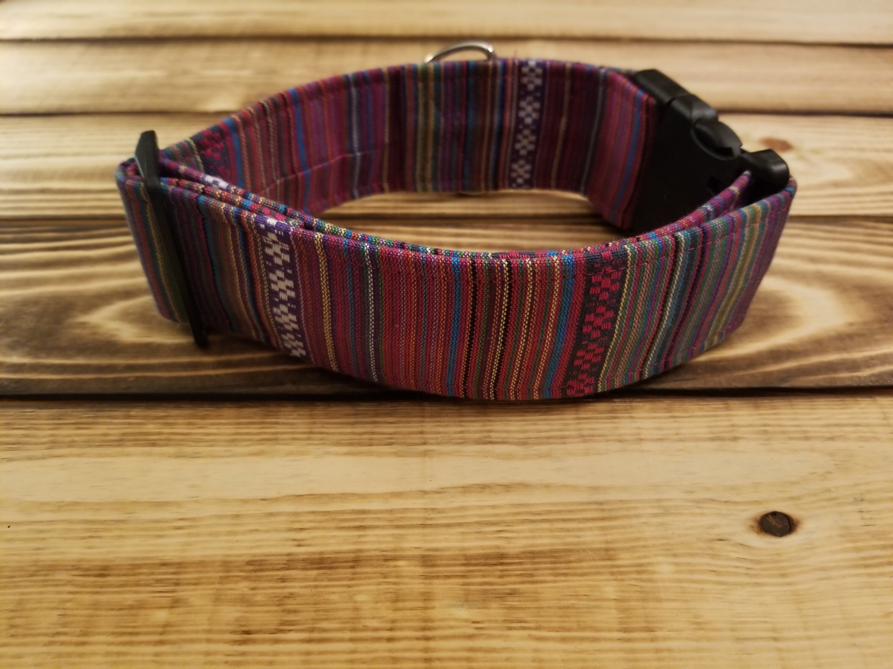 14-26 Boho Baja WOVEN Dog Collar 2 Width, Pet Accessory, Woven Fabric ...