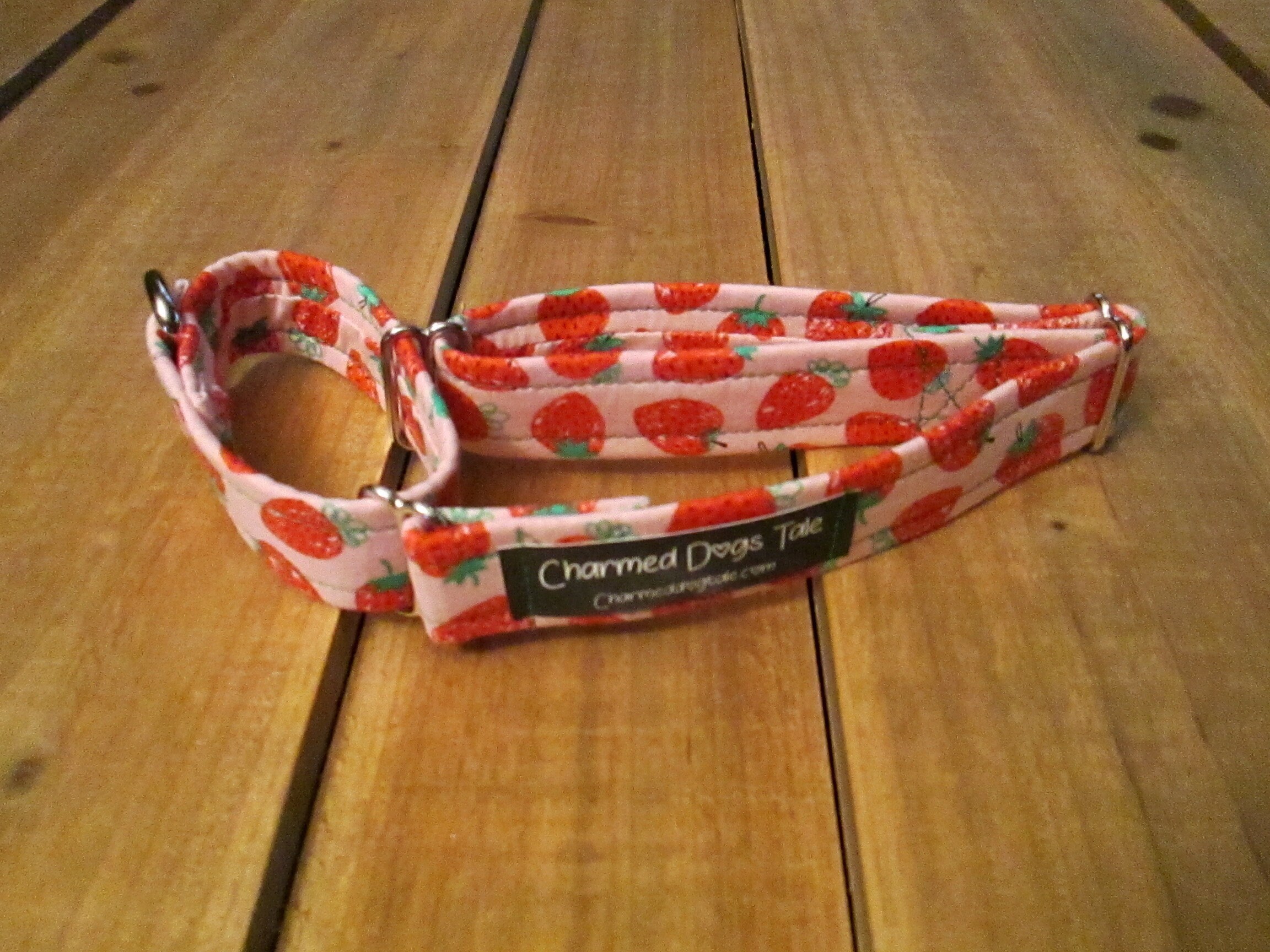 13-23 Berry Blast Martingale Collar 1 Width, Strawberry Collar, Fruit ...