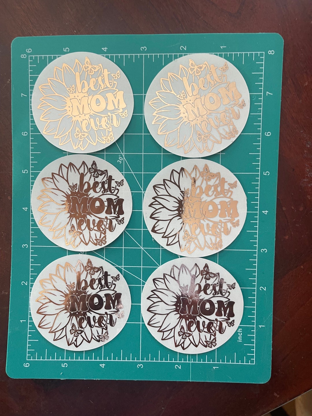 Best Mom Ever - Foil Stickers - Etsy