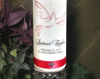 Candles with ribbon | Etsy