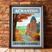 Scranton Retro Vintage Travel Poster - Etsy Canada