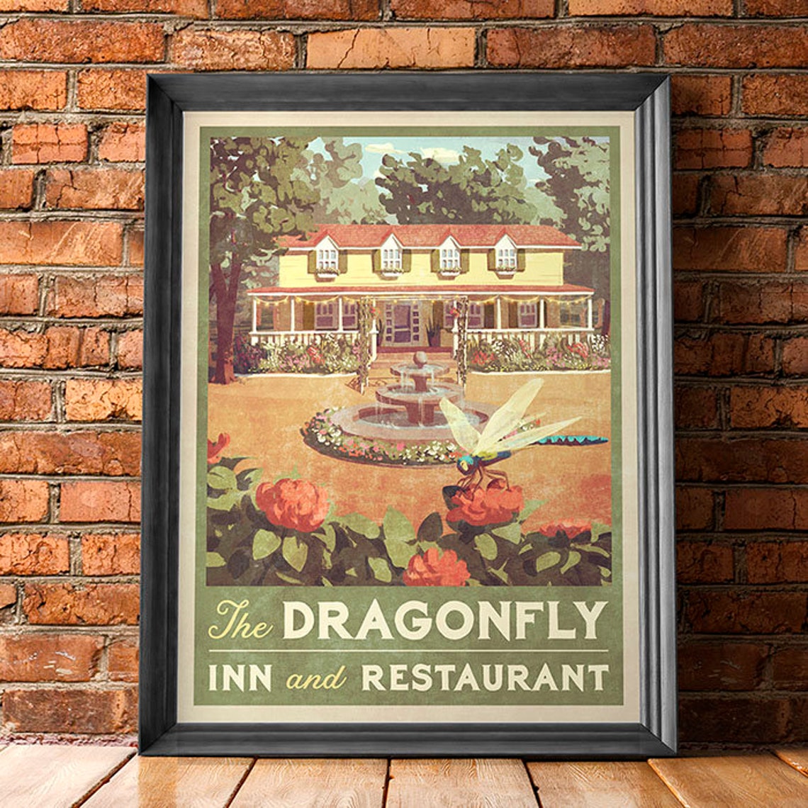 Dragonfly Inn Vintage Poster - Etsy