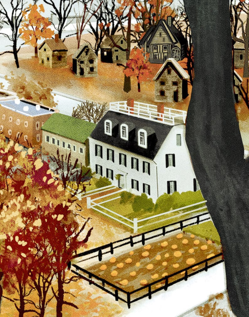 Salem Massachusetts Travel Poster - Etsy