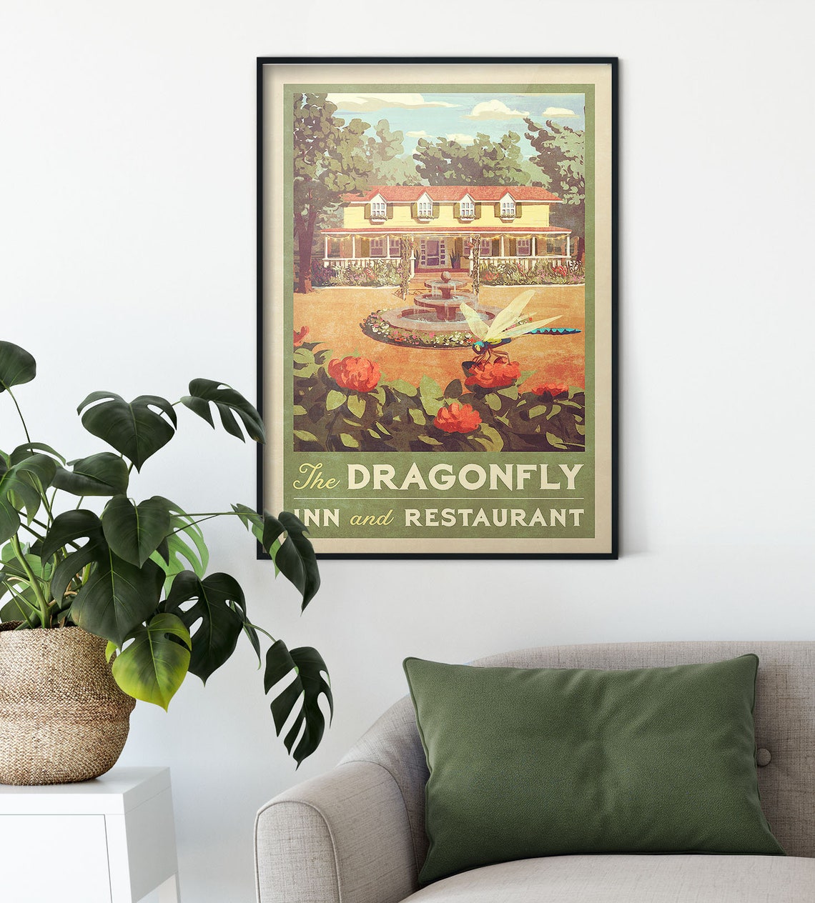 Dragonfly Inn Vintage Poster - Etsy