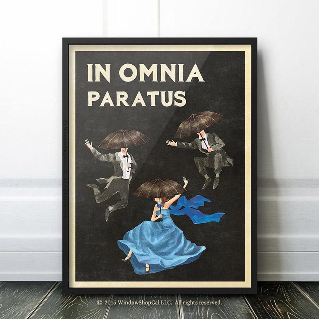 In Omnia Paratus Poster (dark, Non-uv Version) - Etsy