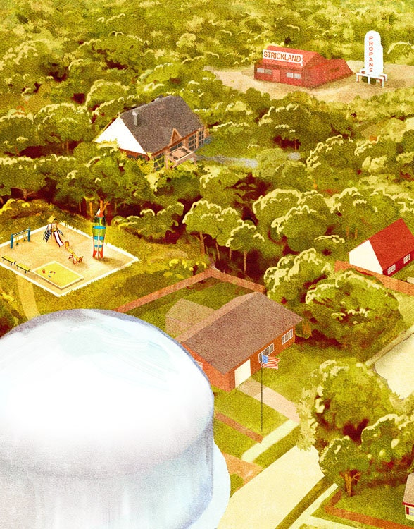 Arlen Texas Heimlich County Retro Vintage Reiseposter | Etsy