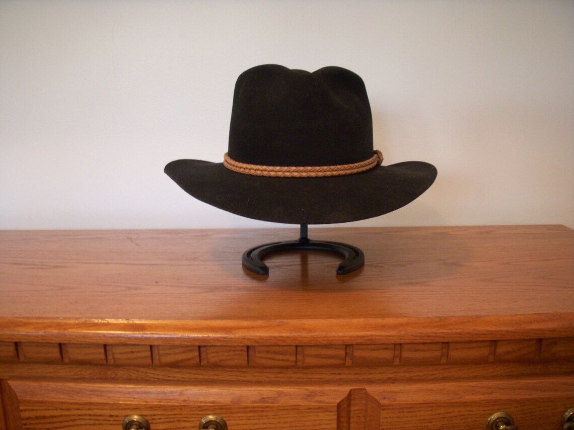 Horseshoe Cowboy Hat Stand. Hand Formed 3/8 Sq. Stock 6 | Etsy