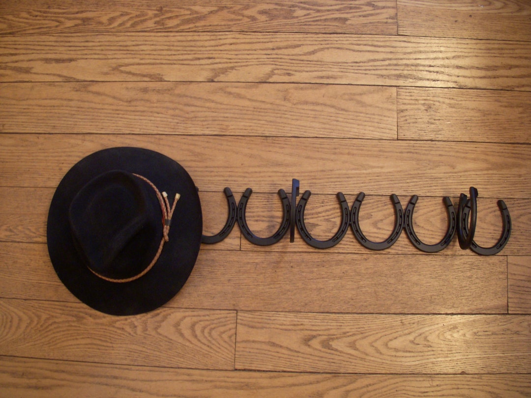 3 Hat Wall Mounted Cowboy Hat Rack - Etsy
