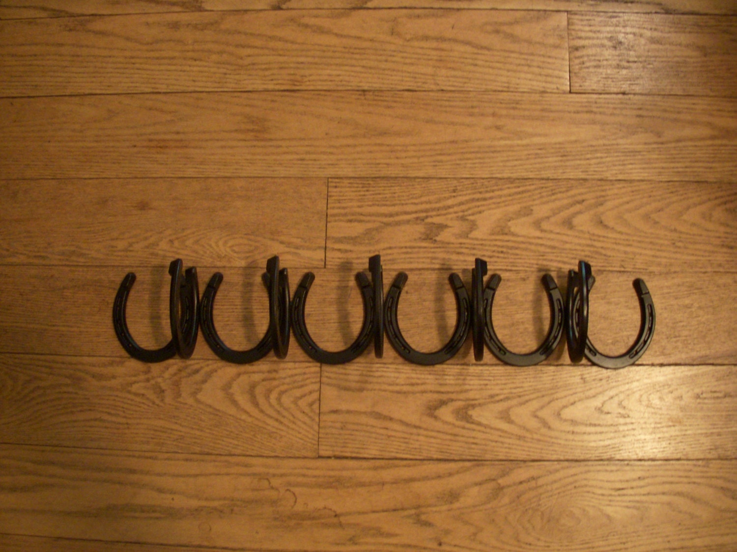 5 Coat Wall Mounted Horseshoe Coat Rack