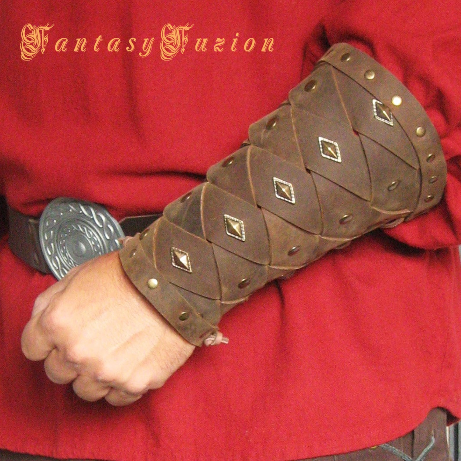 Medieval Bracers Wooven Viking Gladiator Forearm Black Leather - Etsy ...