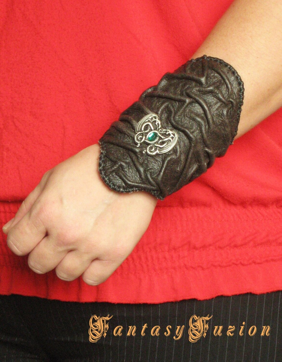 Medieval Witch Sorceress Warrior Queen Dragon Leather Bracer - Etsy