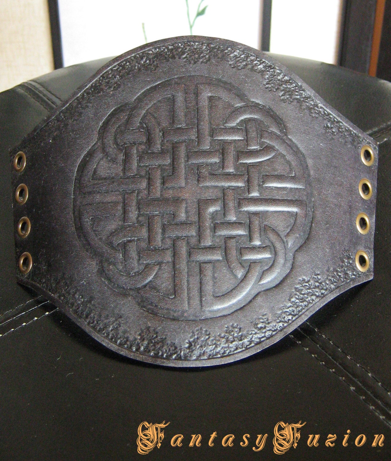 Medieval Celtic LARP Armor Celtic Knots Design Stamps Leather | Etsy